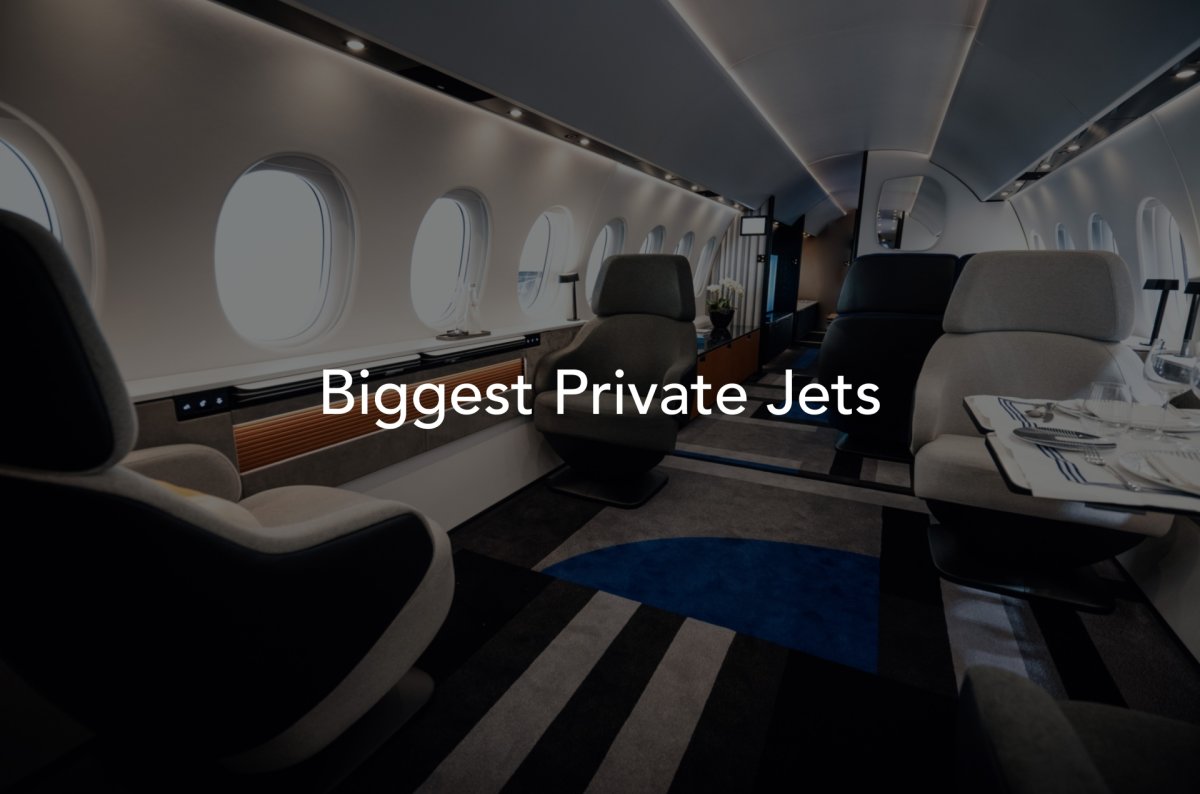 Biggest Private Jets [5 Largest in the World]