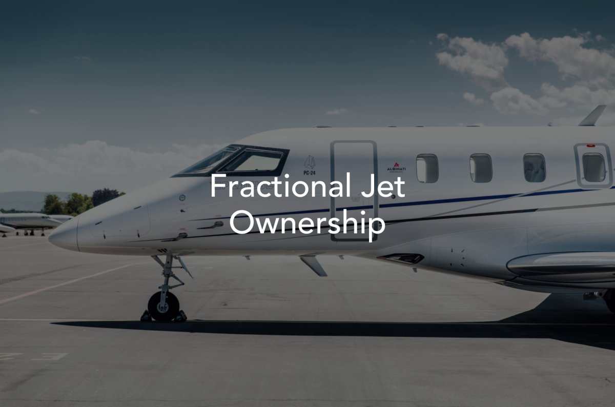 Fractional Jet Ownership [Advantages Explained]